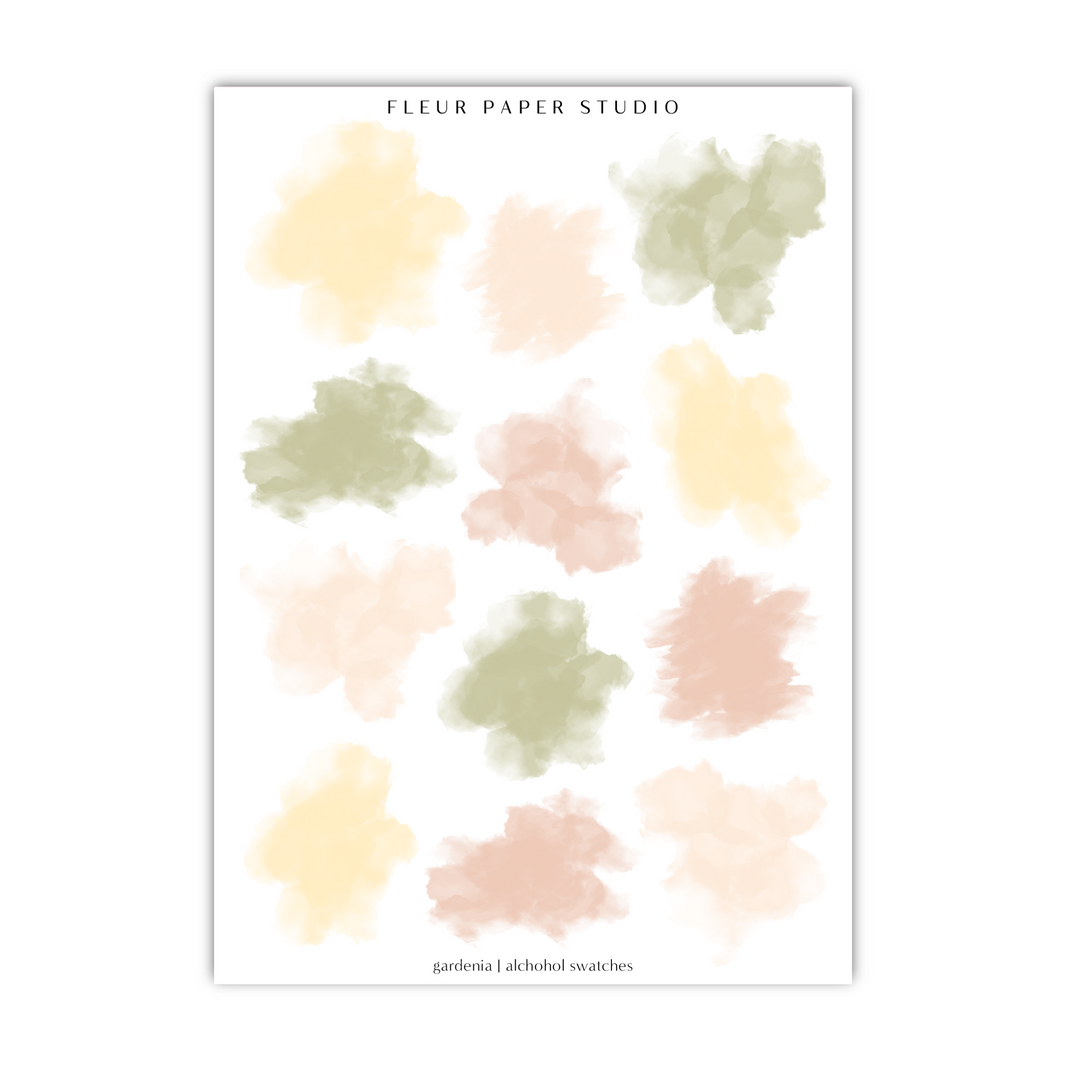 INK SWATCHES – Fleur Paper Studio